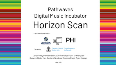 Pathwaves Digital Music: Horizon Scan - Open Research Repository